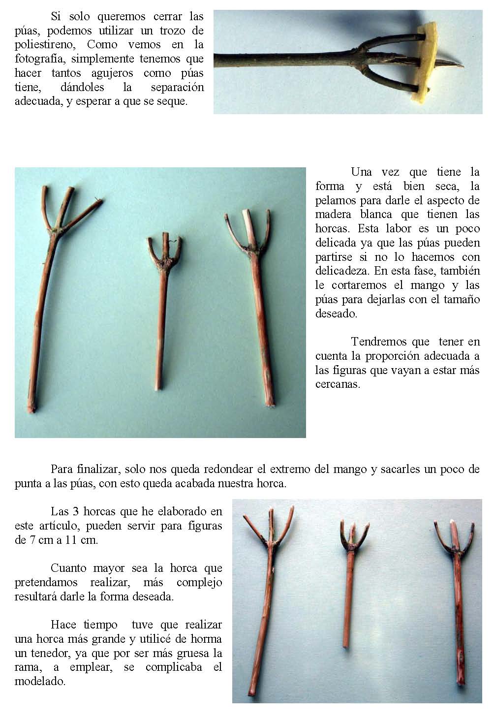 Construcción de horcas